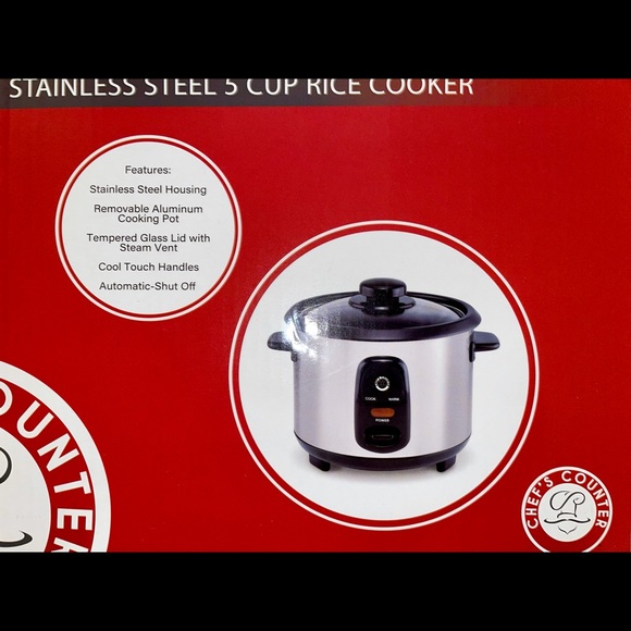 Chef's Counter | Kitchen | Stainless Steel 5 Cup Rice Cooker | Poshmark